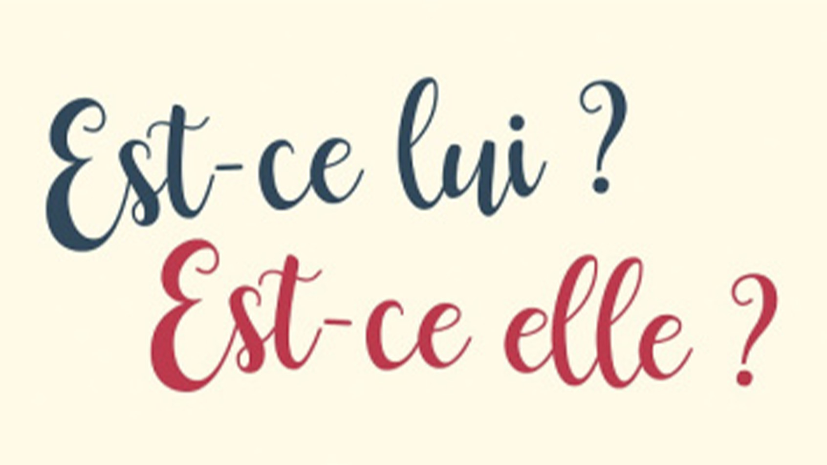 Est-ce lui ? Est-ce elle ? - Communauté des Béatitudes